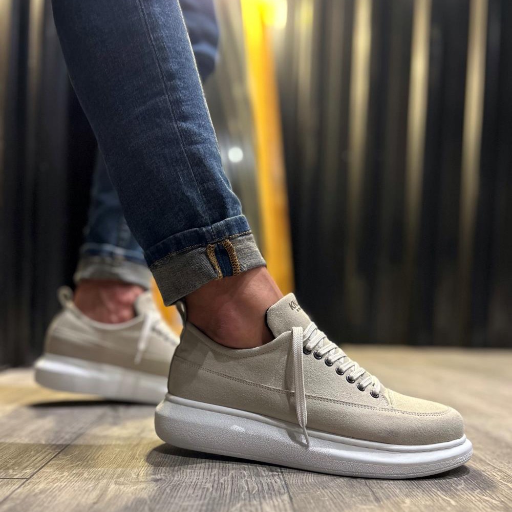 Mens Sneakers - Stone - 814