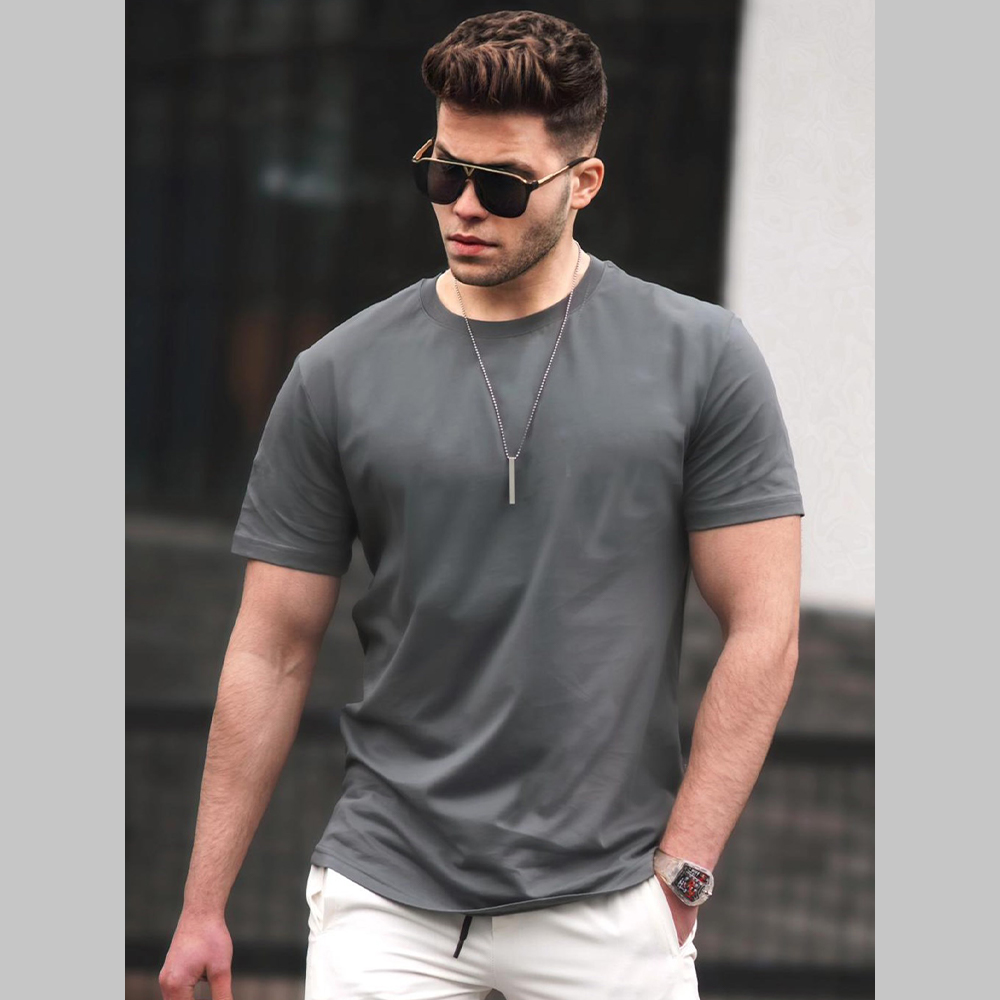 Mens T-shirt - Dark Gray - 4951