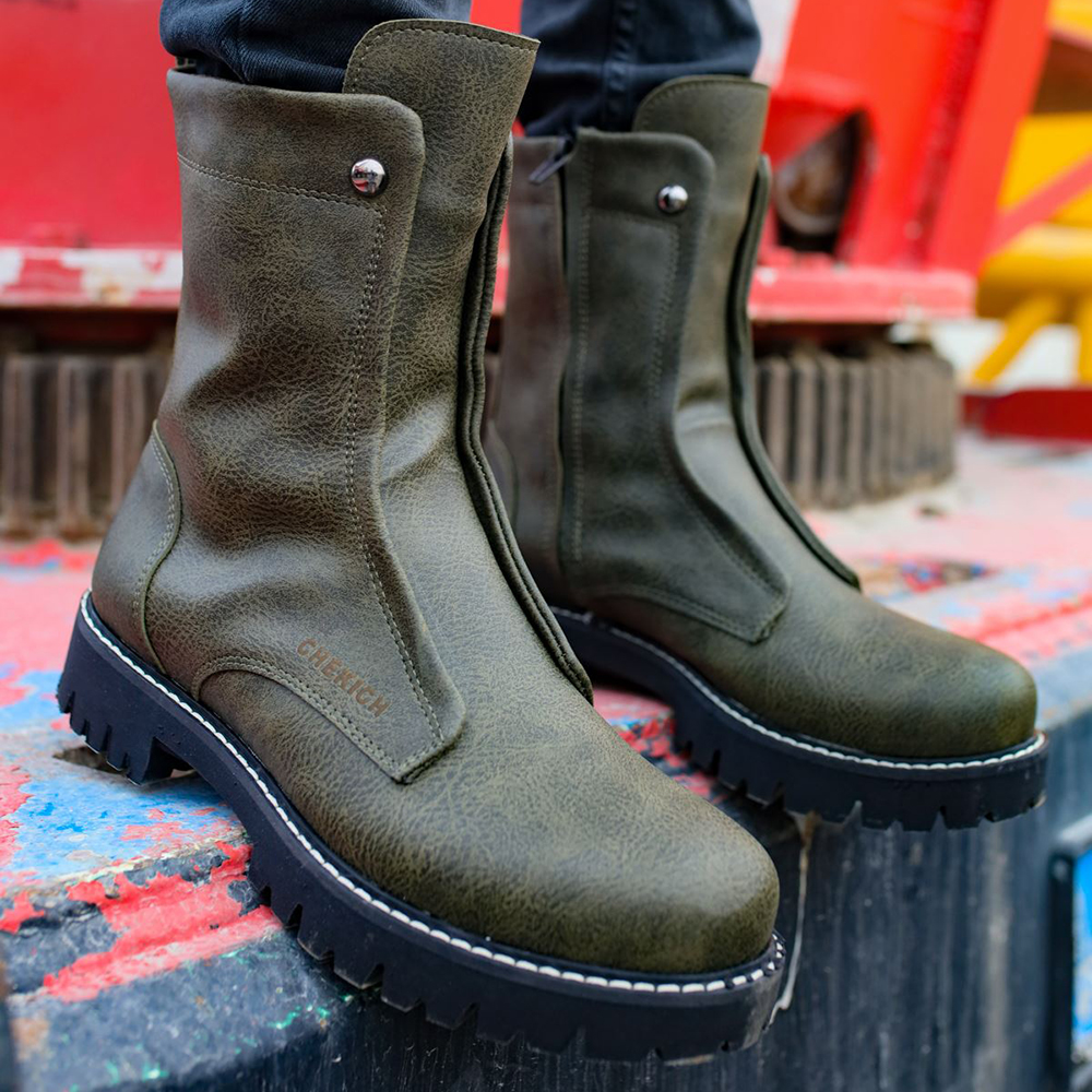 Mens Boots - Khaki - 027