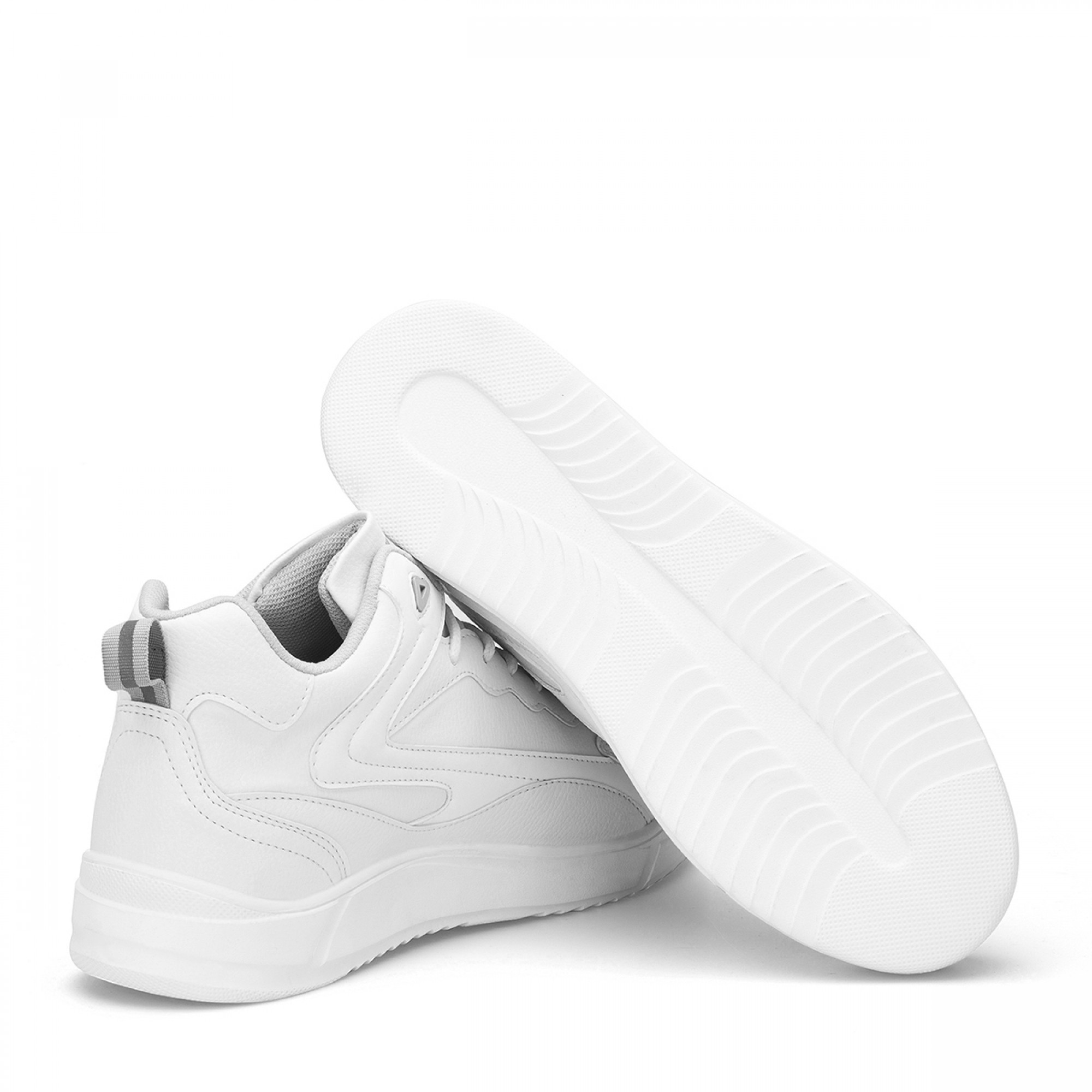 Mens High Top Sneakers - White - DS3.1204