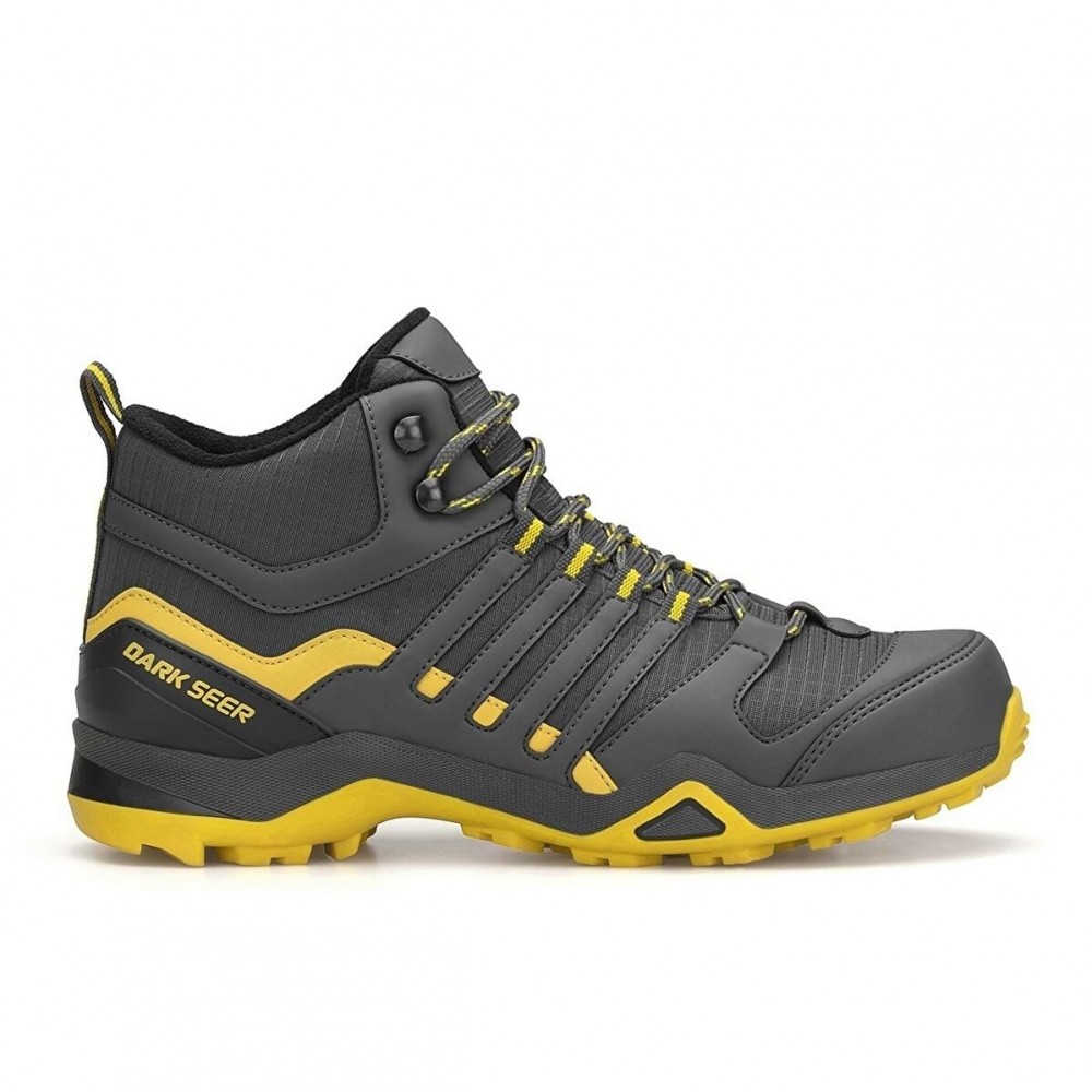 Unisex Hiking Boots - Grey Yellow - DS4.Montana