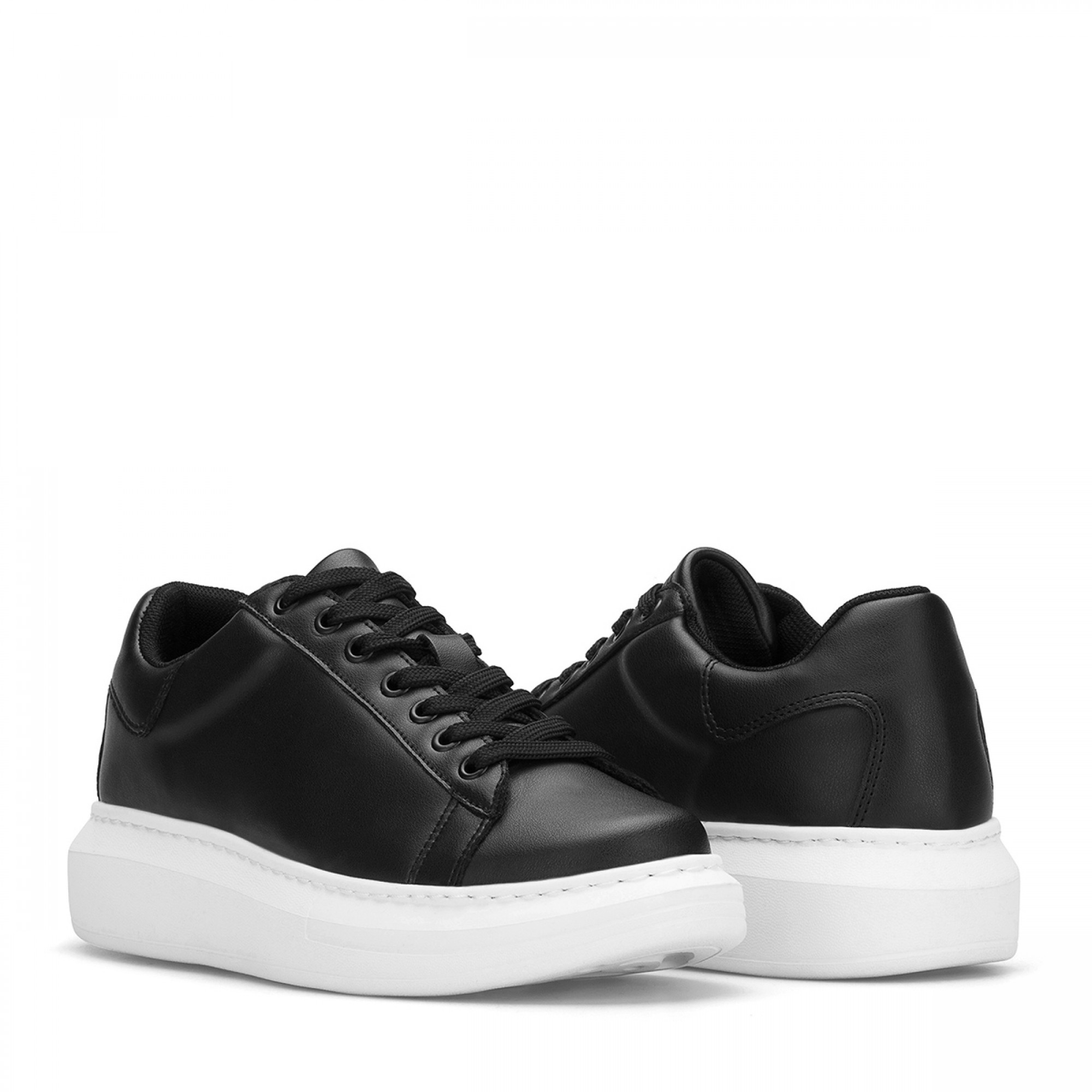 Men's Sneakers - Black White - Apollo